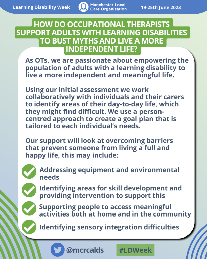 Learning Disability Week 2023 - Manchester Local Care Organisation