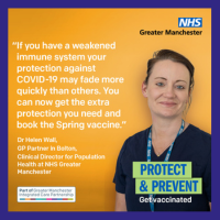 Spring Covid vaccine bookings now open - Manchester Local Care Organisation