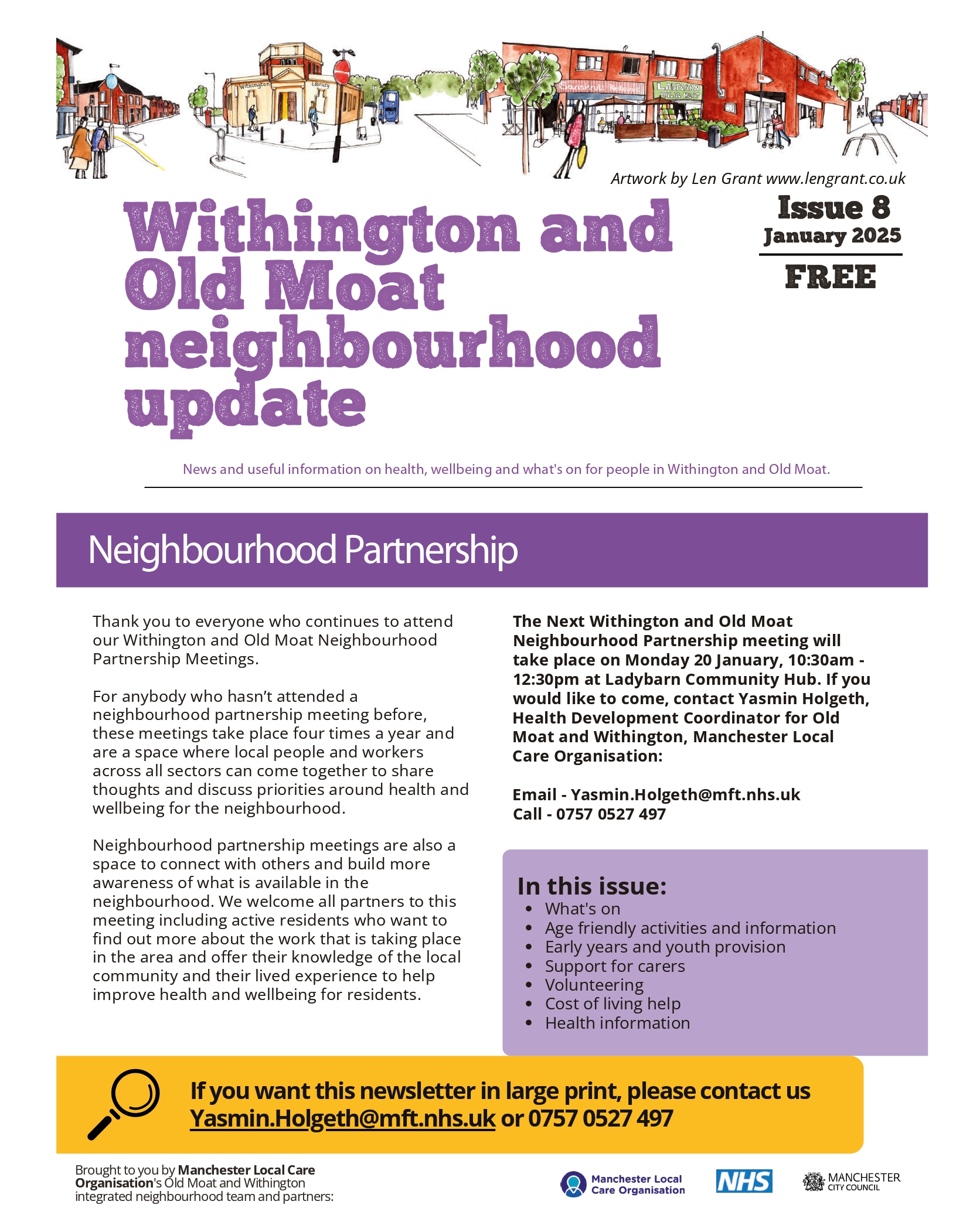 Neighbourhood Update January 2025: Withington & Old Moat - Manchester ...