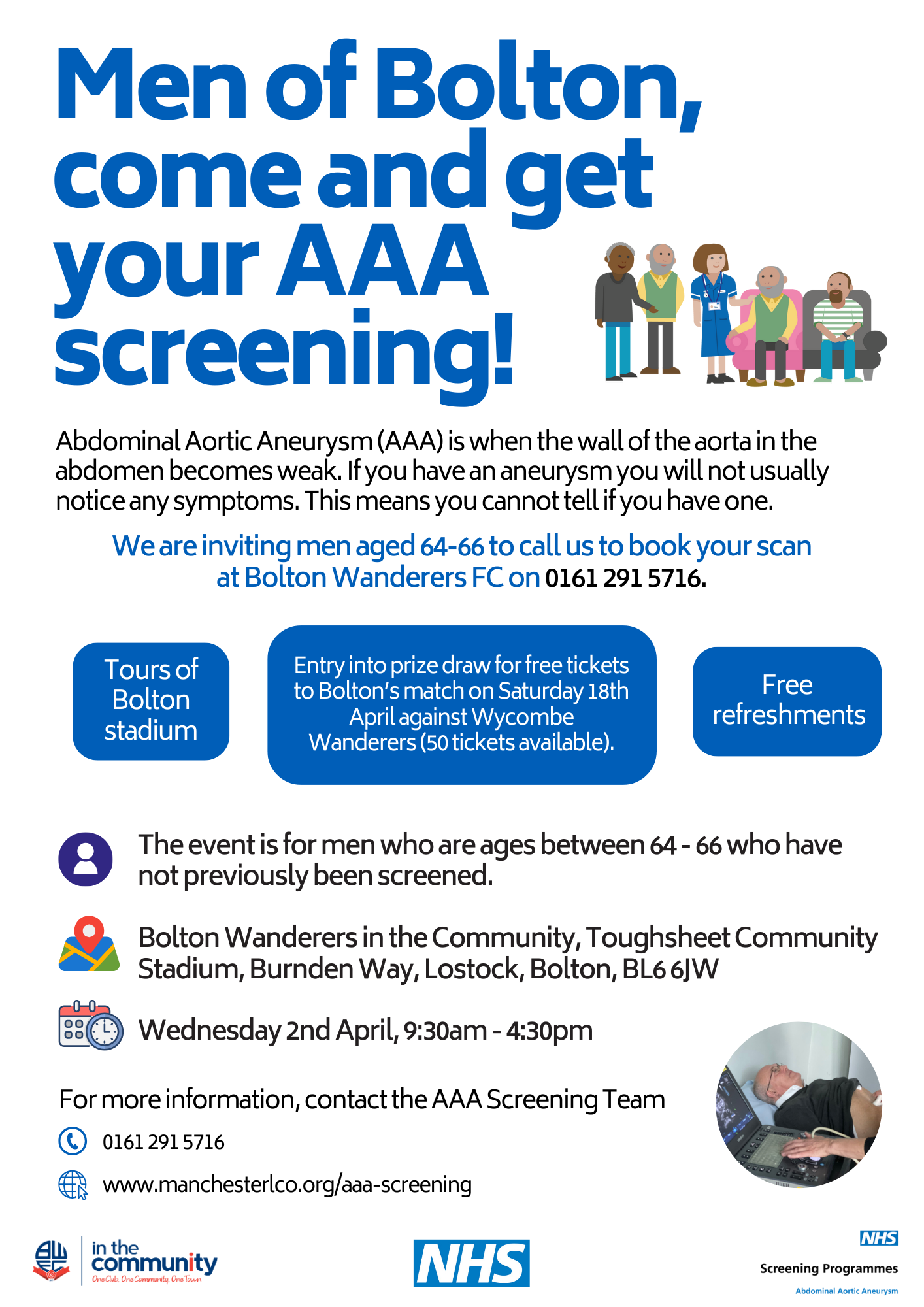 Early Detection Saves Lives: Attend the NHS Abdominal Aortic Aneurysm ...